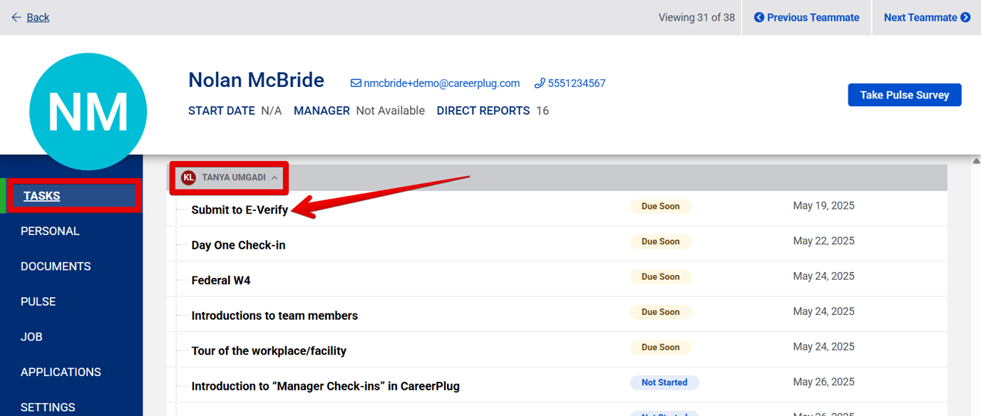 Setting up and using the E-Verify integration